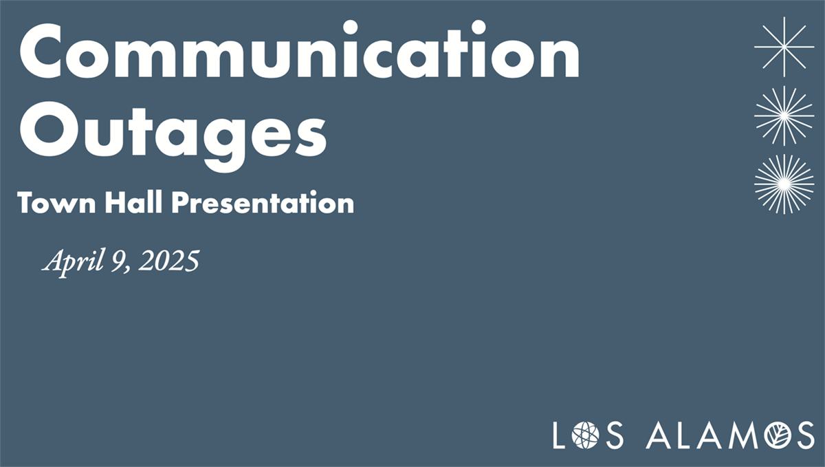 Communications Outage Town Hall presentation video available online ...